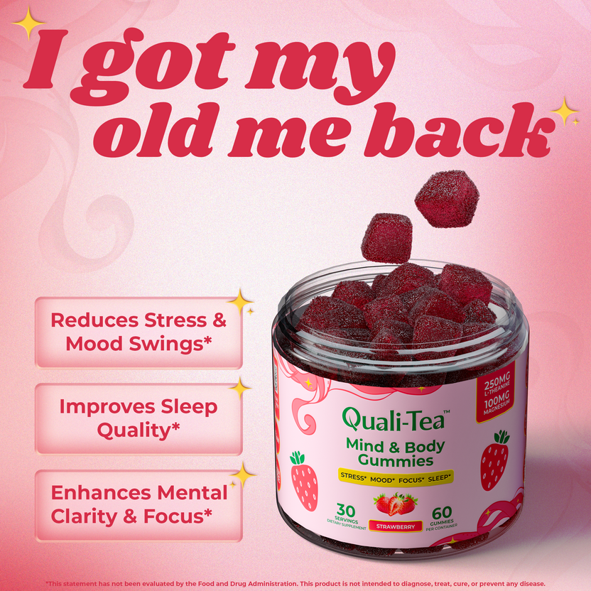 Quali-Tea Mind & Body Stress Gummies (30 Servings) – Quali-Tea Supplements