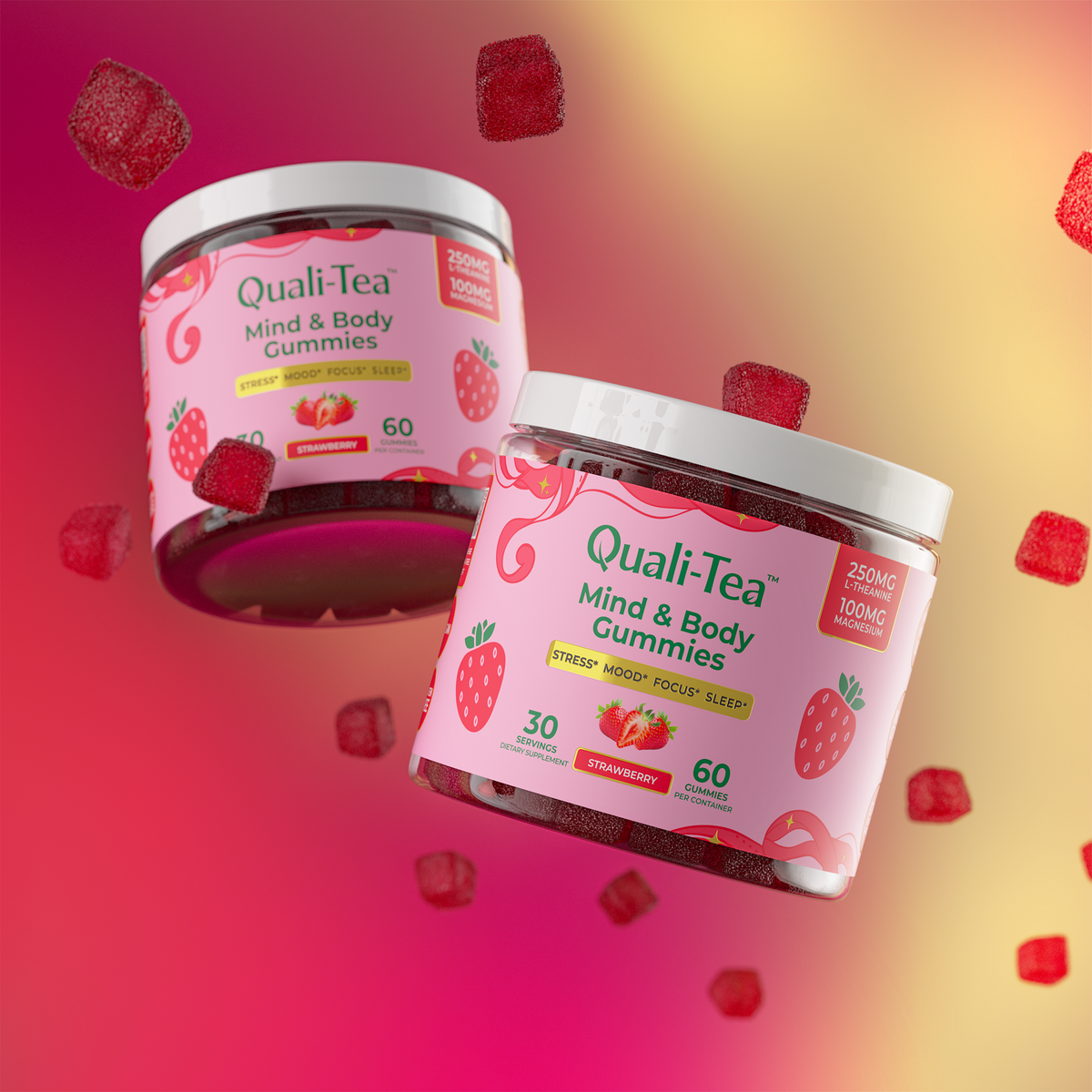 Quali-Tea Mind & Body Stress Gummies (30 Servings) – Quali-Tea Supplements